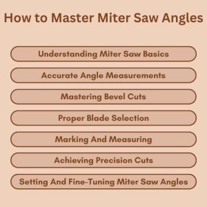 How to Master Miter Saw Angles: Cut with Precision!
