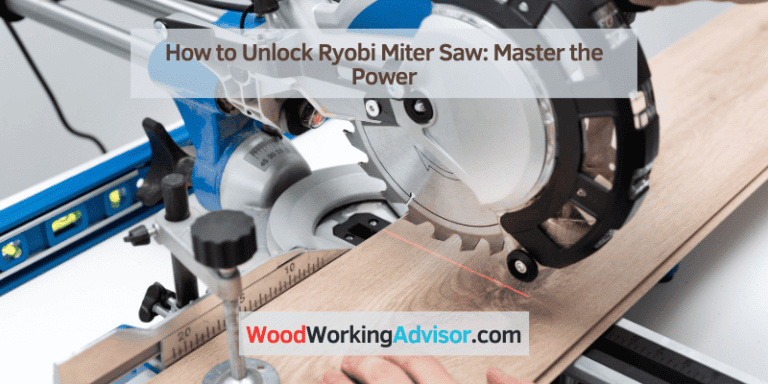 How to Unlock Ryobi Miter Saw: Master the Power