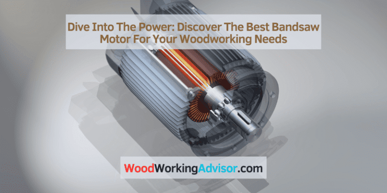 Dive into the Power: Discover the Best Bandsaw Motor for Your ...