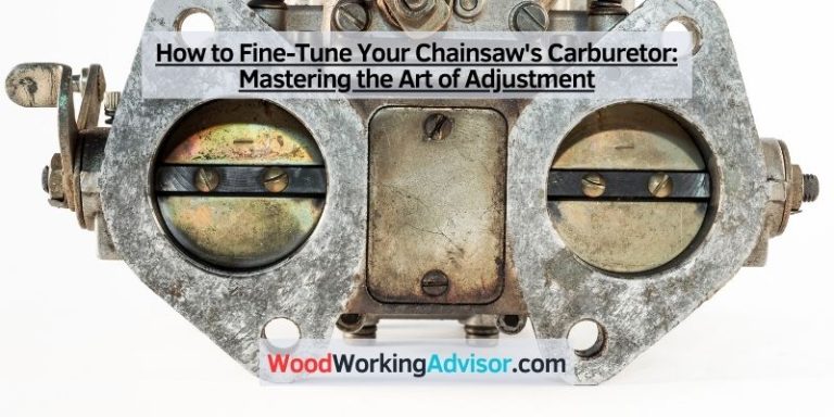 How to Fine-Tune Your Chainsaw's Carburetor: Mastering the Art of ...