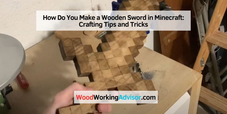 How Do You Make a Wooden Sword in Minecraft: Crafting Tips and Tricks