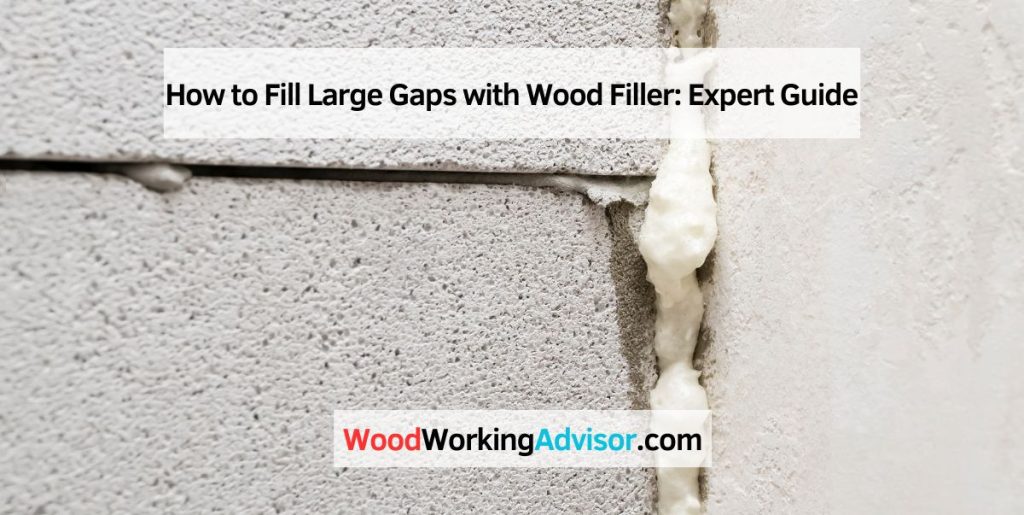 How to Fill Large Gaps with Wood Filler: Expert Guide