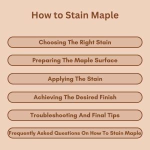 How to Stain Maple: Expert Tips and Tricks for Beautiful Results