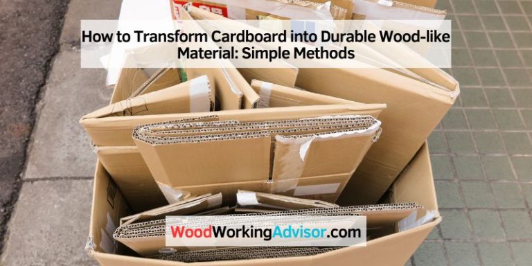 How to Transform Cardboard into Durable Wood-like Material: Simple Methods