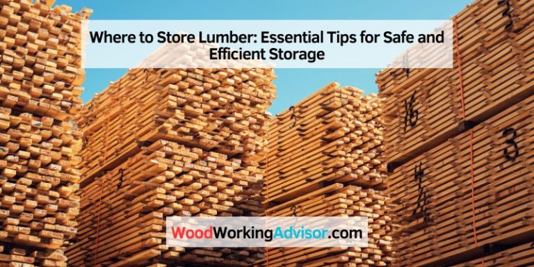 Where to Store Lumber: Essential Tips for Safe and Efficient Storage