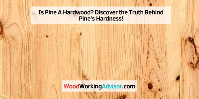 Is Pine A Hardwood? Discover the Truth Behind Pine's Hardness!