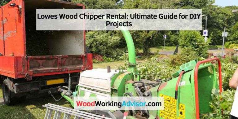 Lowes Wood Chipper Rental: Ultimate Guide for DIY Projects