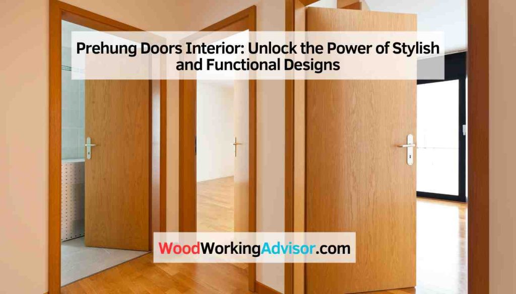 Prehung Doors Interior: Unlock the Power of Stylish and Functional Designs