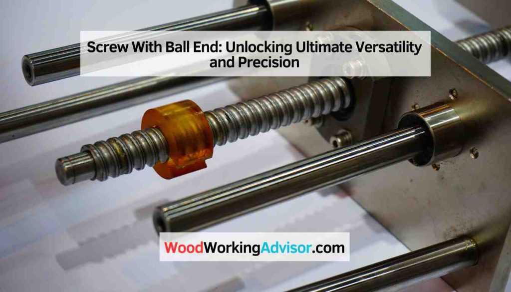 Screw With Ball End: Unlocking Ultimate Versatility and Precision