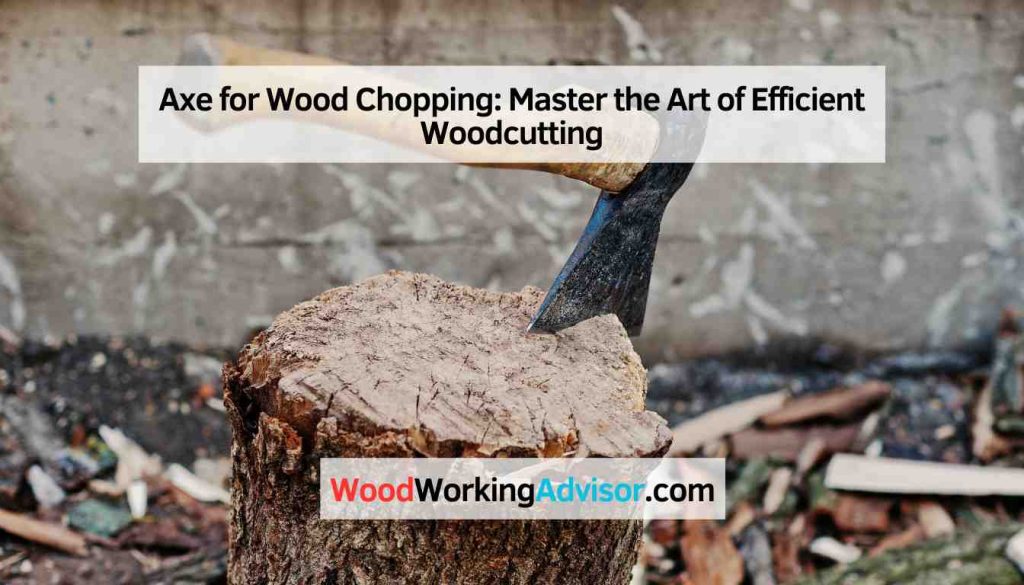 Axe for Wood Chopping: Master the Art of Efficient Woodcutting