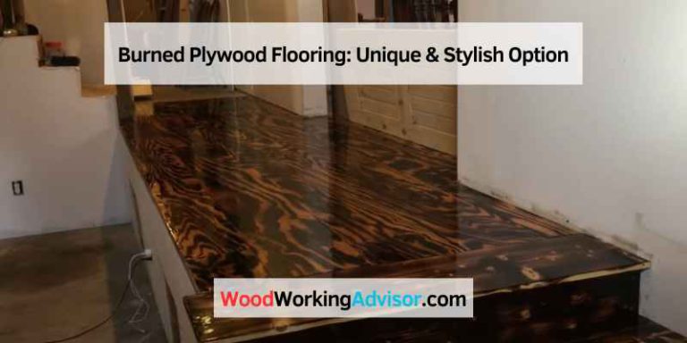 Burned Plywood Flooring: Unique & Stylish Option