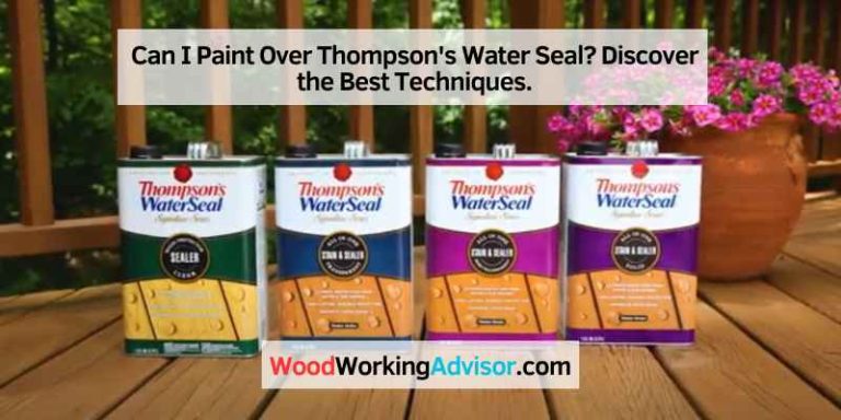 Can You Paint Over Thompson Water Seal