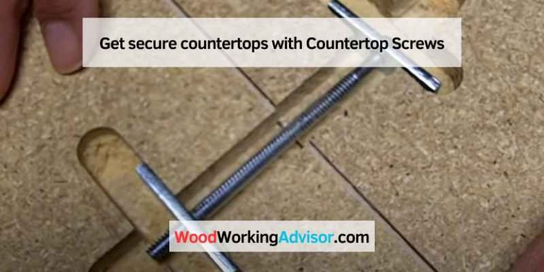Get secure countertops with Countertop Screws