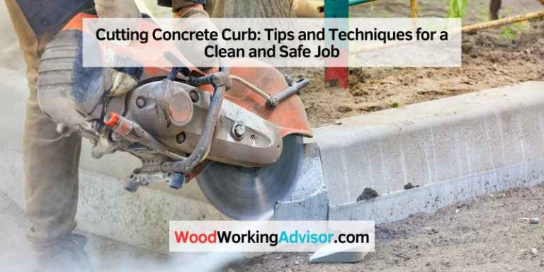 Cutting Concrete Curb: Tips and Techniques for a Clean and Safe Job
