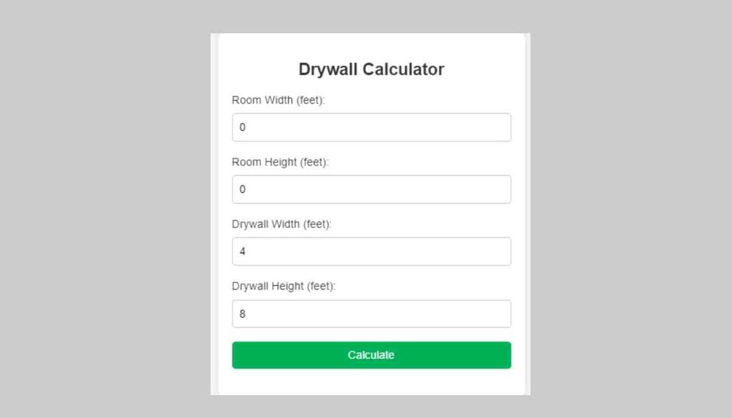 Drywall Calculator