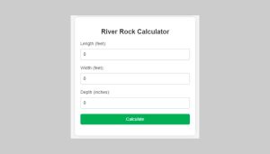 River Rock Calculator