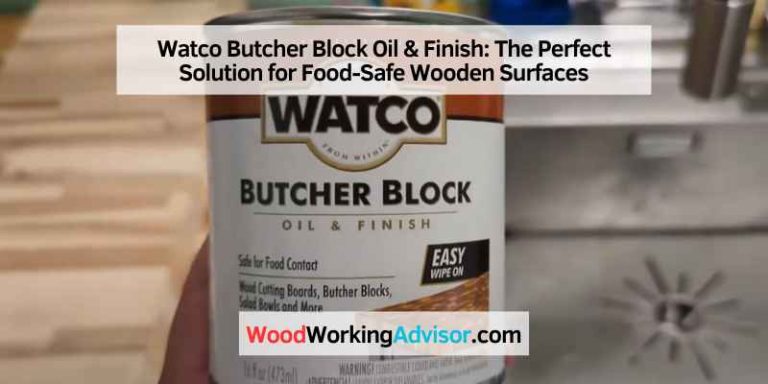 Watco Butcher Block Oil & Finish: The Perfect Solution for Food-Safe ...
