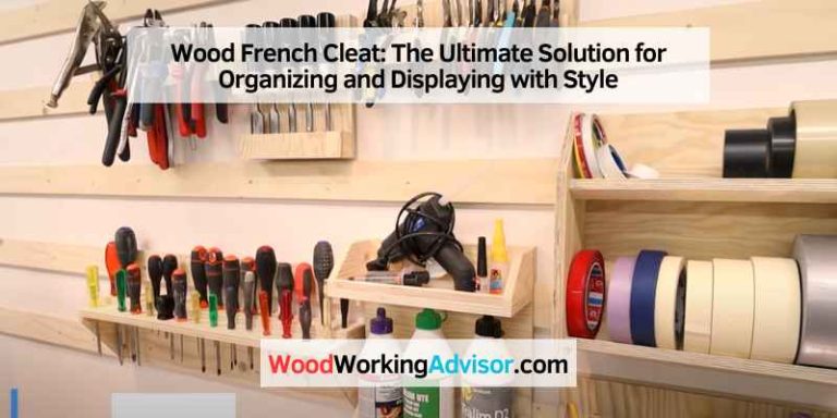 Wood French Cleat: The Ultimate Solution for Organizing and Displaying ...
