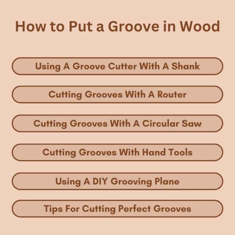How to Put a Groove in Wood: Expert Tips