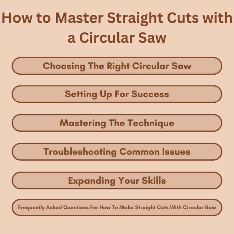 How to Master Straight Cuts with a Circular Saw: Foolproof Techniques