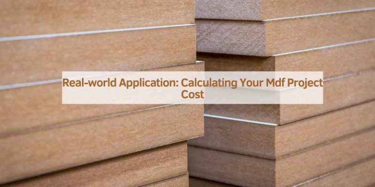 How Much Does MDF Cost: Unveiling the Price Secrets