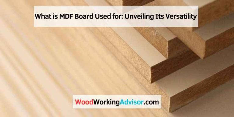 What is MDF Board Used for: Unveiling Its Versatility