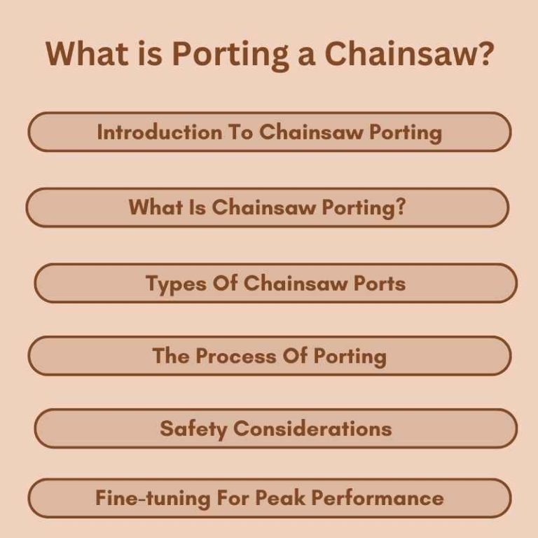 What is Porting a Chainsaw? Unlock Peak Performance!