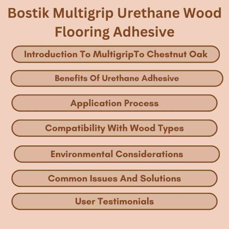 Bostik Multigrip Urethane Wood Flooring Adhesive: Ultimate Bond