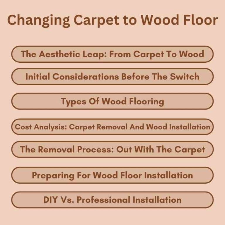 Changing Carpet to Wood Floor: Elevate Your Home's Aesthetic