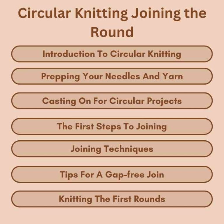 Circular Knitting Joining the Round: Seamless Tips & Tricks