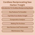 Cordless Reciprocating Saw Harbor Freight: Best Buy Guide