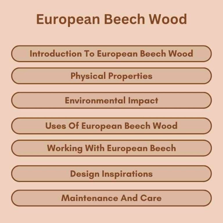 European Beech Wood: Unveiling Its Timeless Elegance
