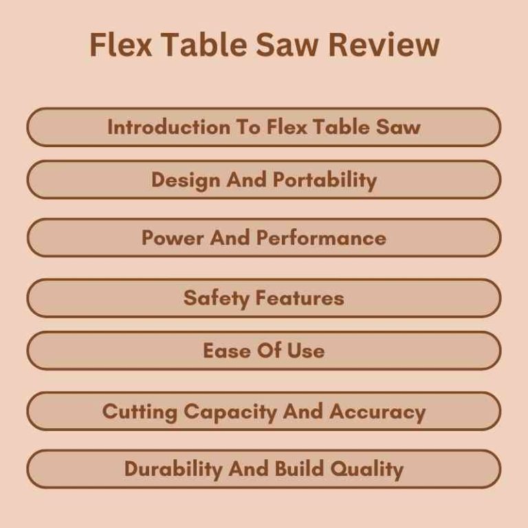 Flex Table Saw Review: Precision Cuts Every Time