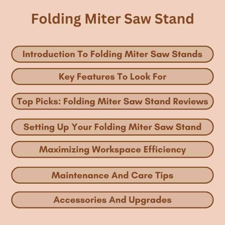 Folding Miter Saw Stand: Maximize Your Workspace Efficiency