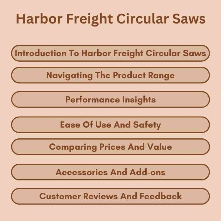 Harbor Freight Circular Saws: Cut Through the Clutter!