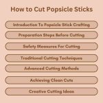 How to Cut Popsicle Sticks: Easy & Precise Methods