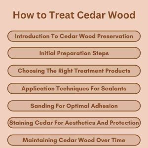 How to Treat Cedar Wood: Ultimate Preservation Guide