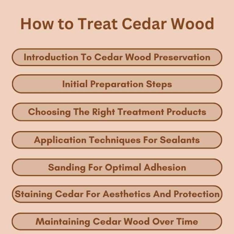 How to Treat Cedar Wood: Ultimate Preservation Guide