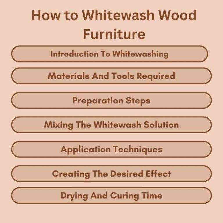 How to Whitewash Wood Furniture: Easy DIY Guide