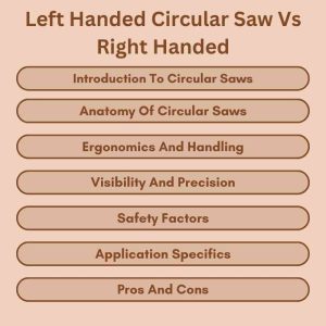 Left Handed Circular Saw Vs Right Handed: Which is Best for You?