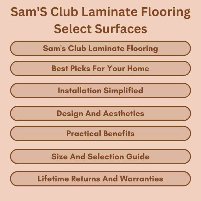 Sam'S Club Laminate Flooring Select Surfaces: Top Picks!