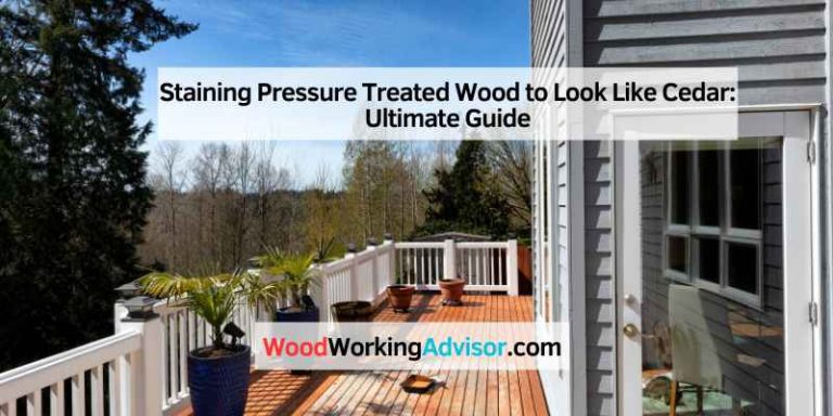 Staining Pressure Treated Wood to Look Like Cedar: Ultimate Guide