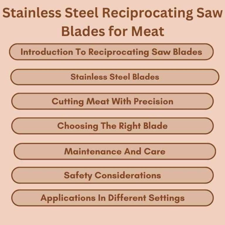 Stainless Steel Reciprocating Saw Blades for Meat: Ultimate Cutting ...