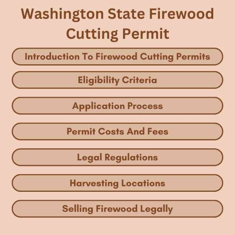 Washington State Firewood Cutting Permit: Essential Guide