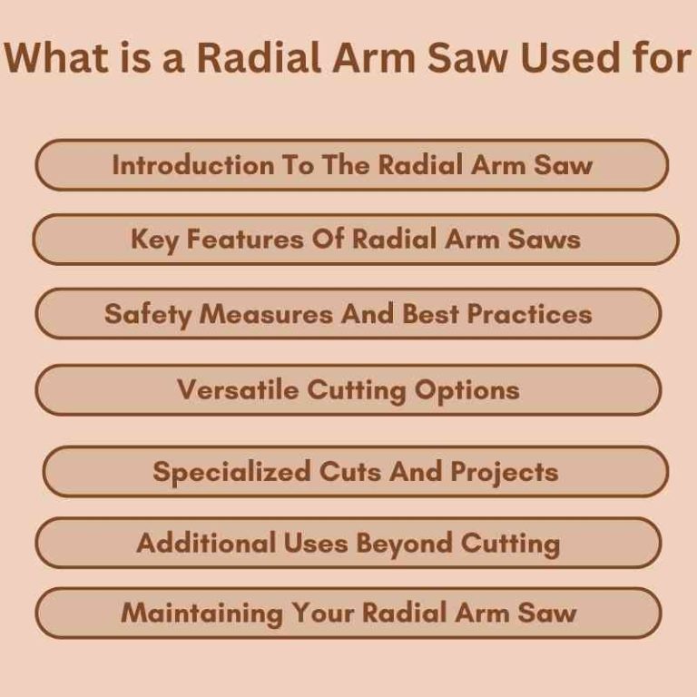 What is a Radial Arm Saw Used for: Ultimate Guide