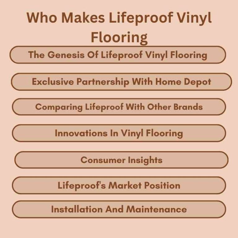 Who Makes Lifeproof Vinyl Flooring: Unveiling the Makers
