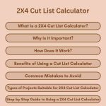 2X4 Cut List Calculator: Streamline Your DIY Projects!