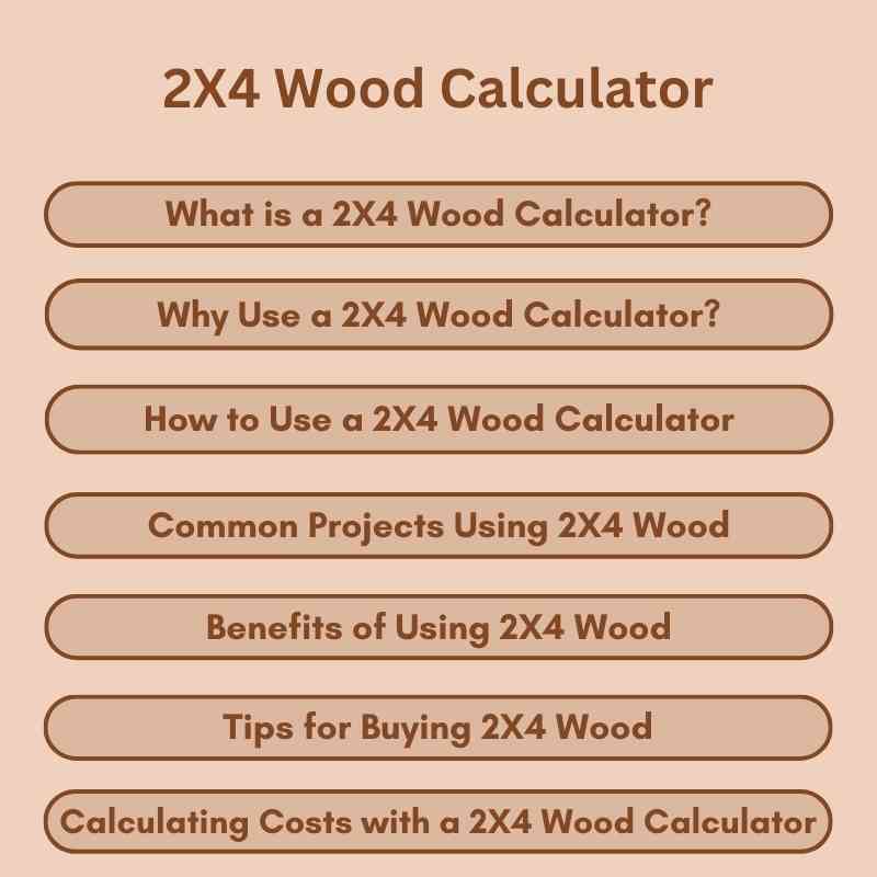 2X4 Wood Calculator: Simplify Your Building Projects! – Woodworking Advisor