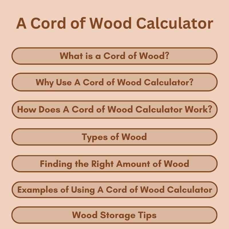 A Cord of Wood Calculator: Measure Firewood Fast!