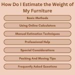 How Do I Estimate the Weight of My Furniture: Quick Tips